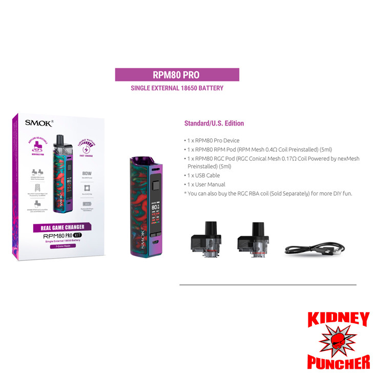 SMOK - RPM80 Pro Kit - Kidney Puncher