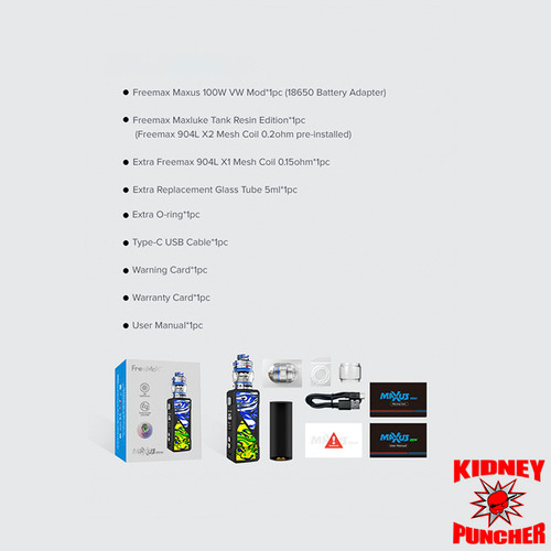 Freemax - Maxus 100W Kit - Kidney Puncher