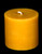 Smooth Short Cylinder Beeswax Candle - Honey Pacifica