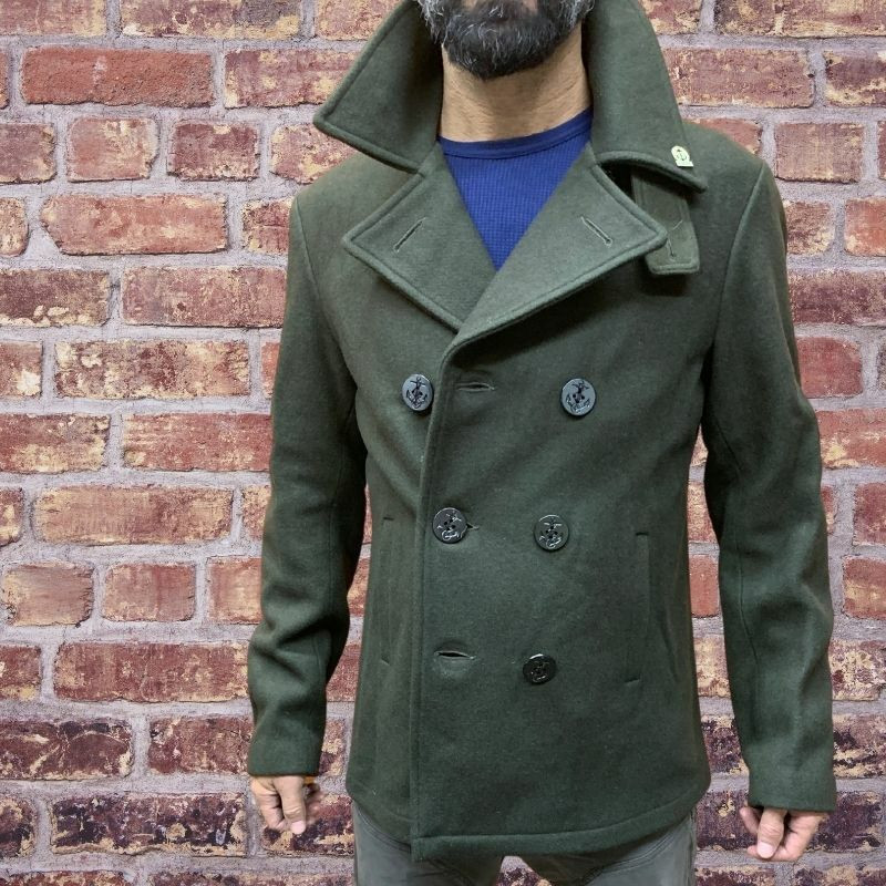 Original U.S. Made Navy Wool Pea Coat | Fidelity