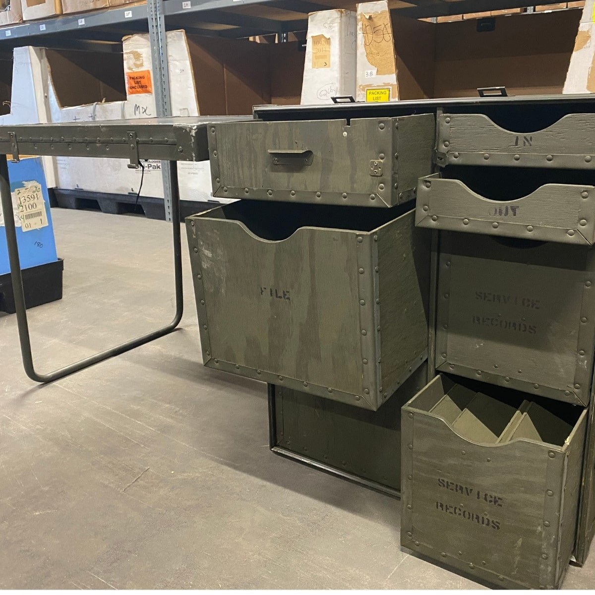 U.S. Military Wooden Field Desk | Military Surplus