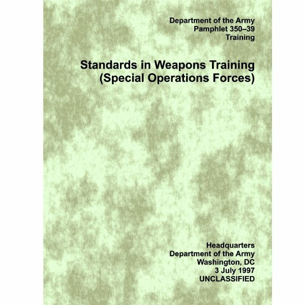 Standards in Weapons Training Special Operations Forces Free Download