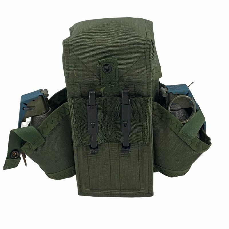 U.S. M16 Ammo Pouch W/Grenade Carrier | Military Surplus Used Vintage