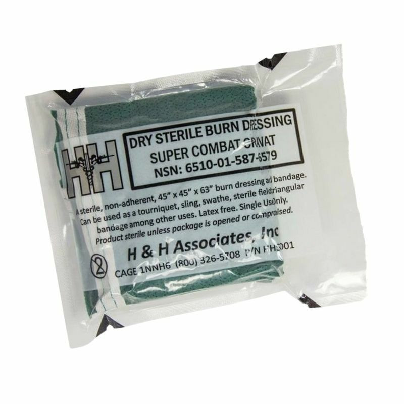 H&H Dry Sterile Burn Dressing Super Combat Cravat | 2-Pack