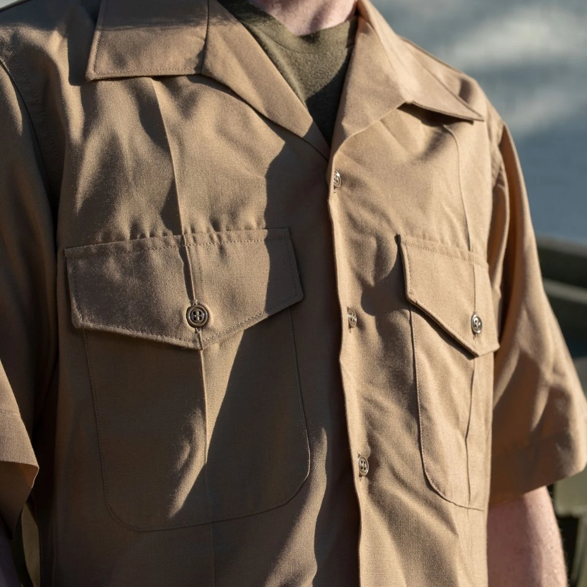 USMC Khaki Short Sleeve Shirt, "Charlies"