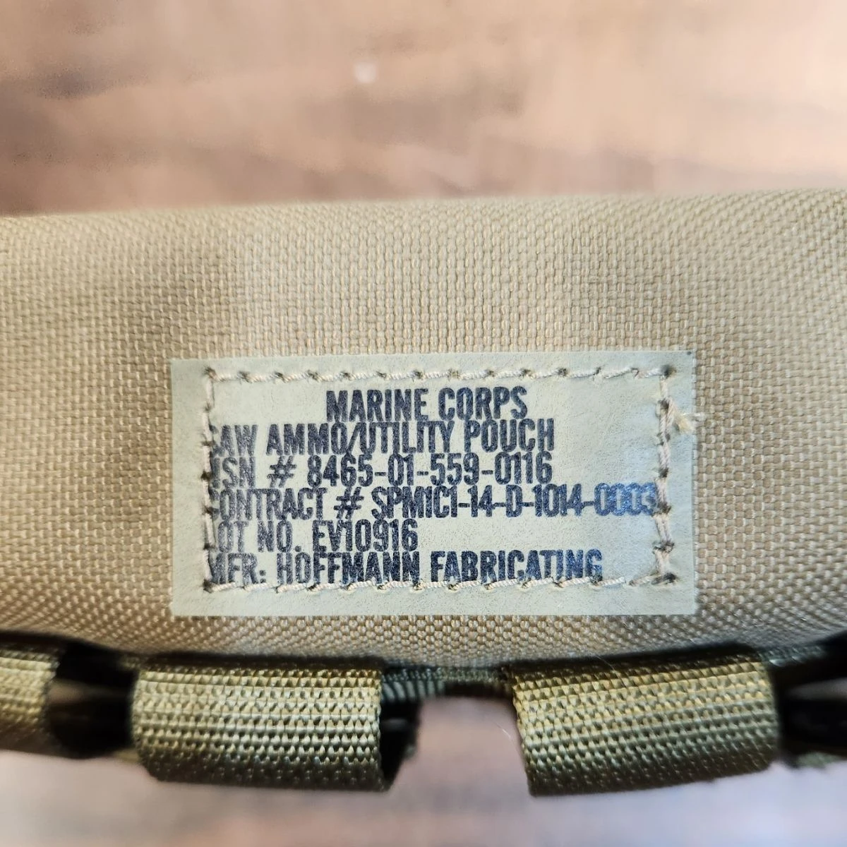 Marines Issue Saw Utility Mag 200 RD Ammo Pouch