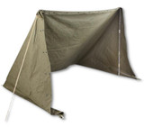 G.I. Issue Shelter Half Pup Tent with Poles | Military Surplus