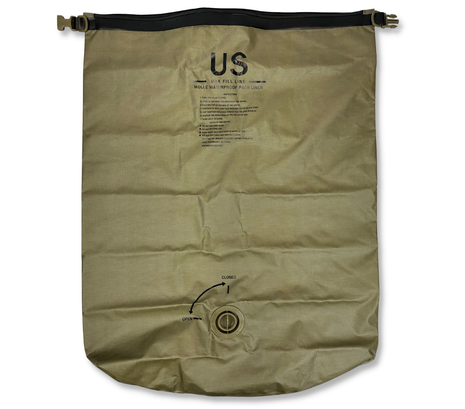 US Army Waterproof Rucksack Pack Liner - ArmyNavyOutdoors.com