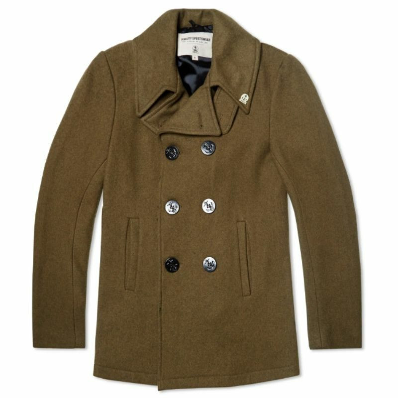 Original U.S. Made Navy Wool Pea Coat | Fidelity