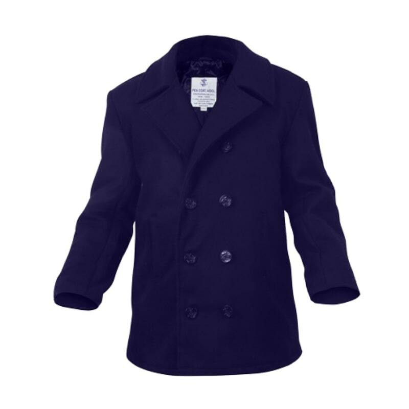 Original U.S. Made Navy Wool Pea Coat | Fidelity