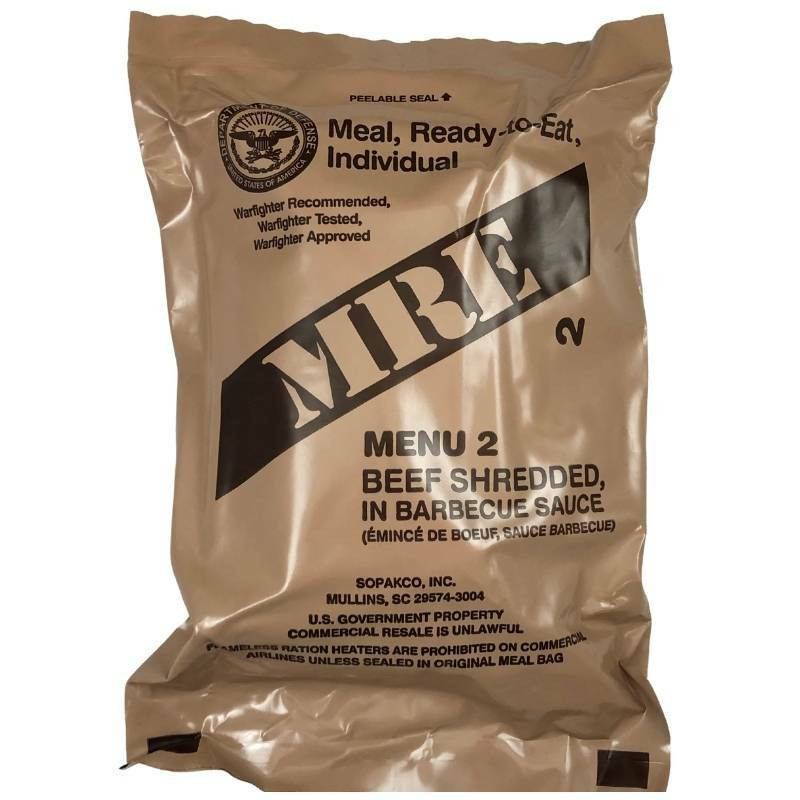 Pallet, G.I. Issue MRE, Meals Ready to Eat, (48/Pallet)