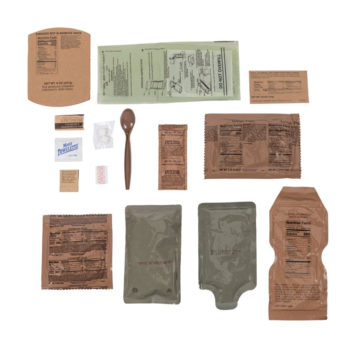 Genuine Issue MRE Meals Ready-to-Eat Emergency Food