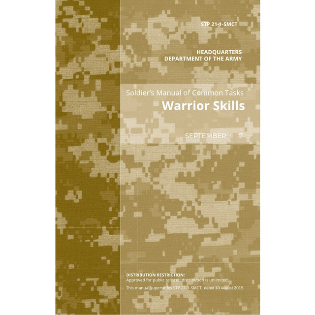Soldier's Manual of Common Task, Warrior Skill Level 1 ...