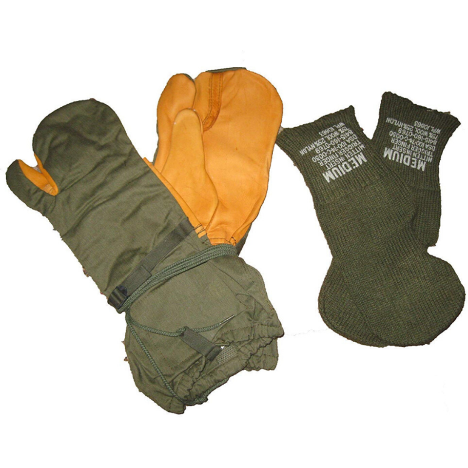 US Military Trigger Mittens with Liners 2 Pack| Used Military Surplus