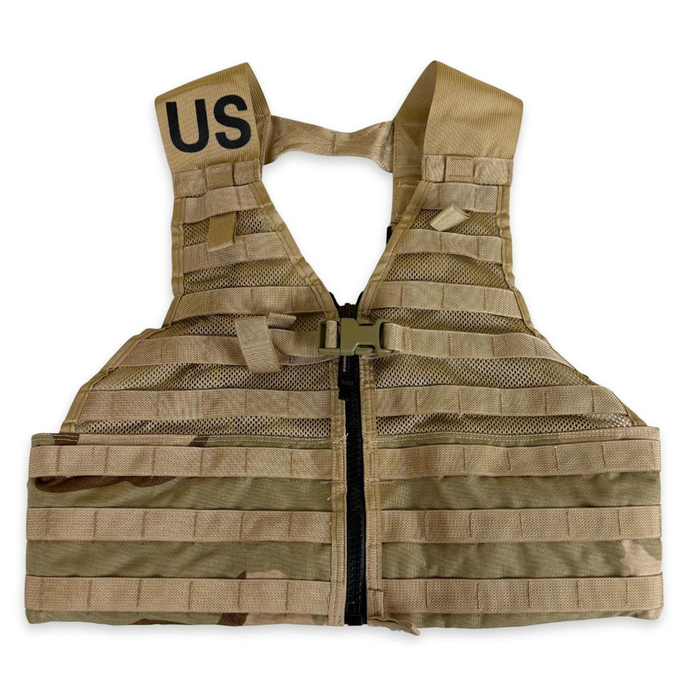 U.S. Issue FLC Vest MOLLE II, 3 Color Desert | Military Surplus