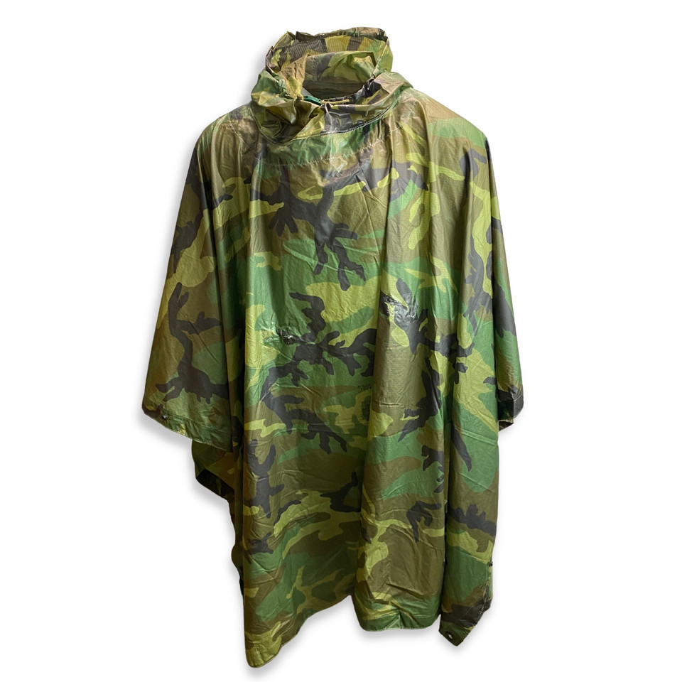 U.S. Issue Woodland Poncho| Military Surplus