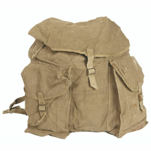 Italian Military Surplus Cotton Canvas Rucksack - ArmyNavyOutdoors.com