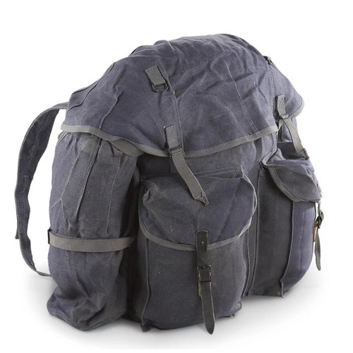 Italian Air force Blue Canvas Rucksack | Military Surplus