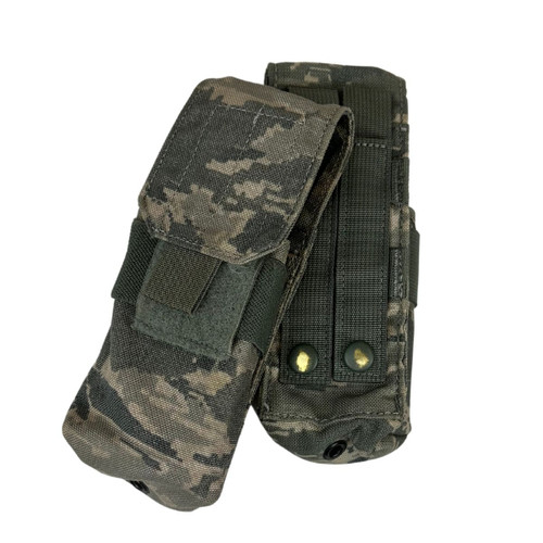 2 Pack, U.S. Issue ABU Single Double M4 Magazine MOLLE Pouch
