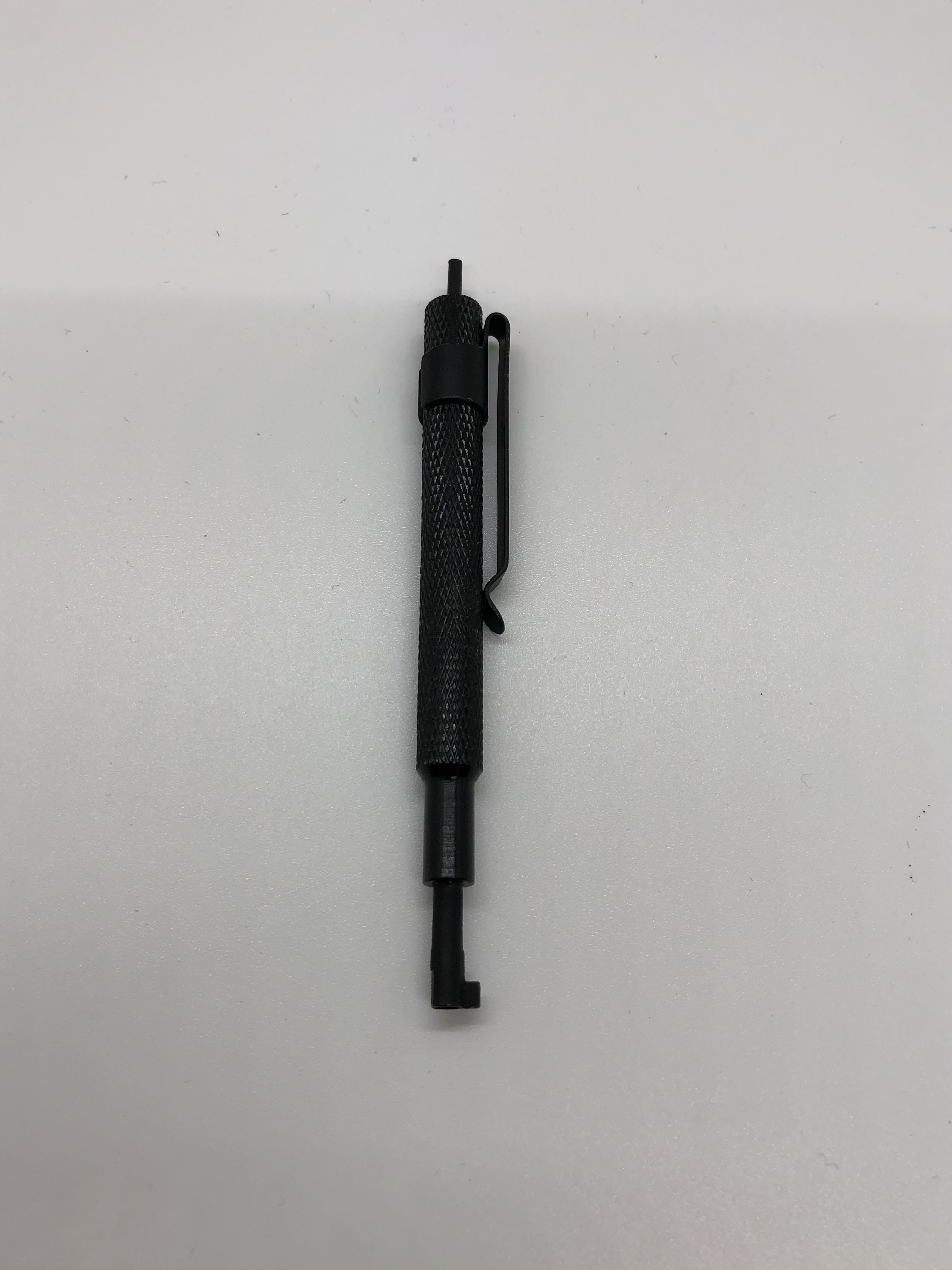 Black Tactical Handcuff Key Aluminum With Pocket Clip