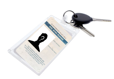 ID or Fuel Card Holder with Key Ring