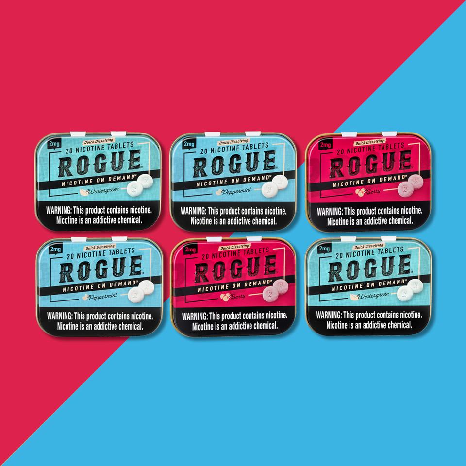 Shop Rogue Nicotine Products: Pouches, Gum, Lozenges & Tablets | Rogue ...
