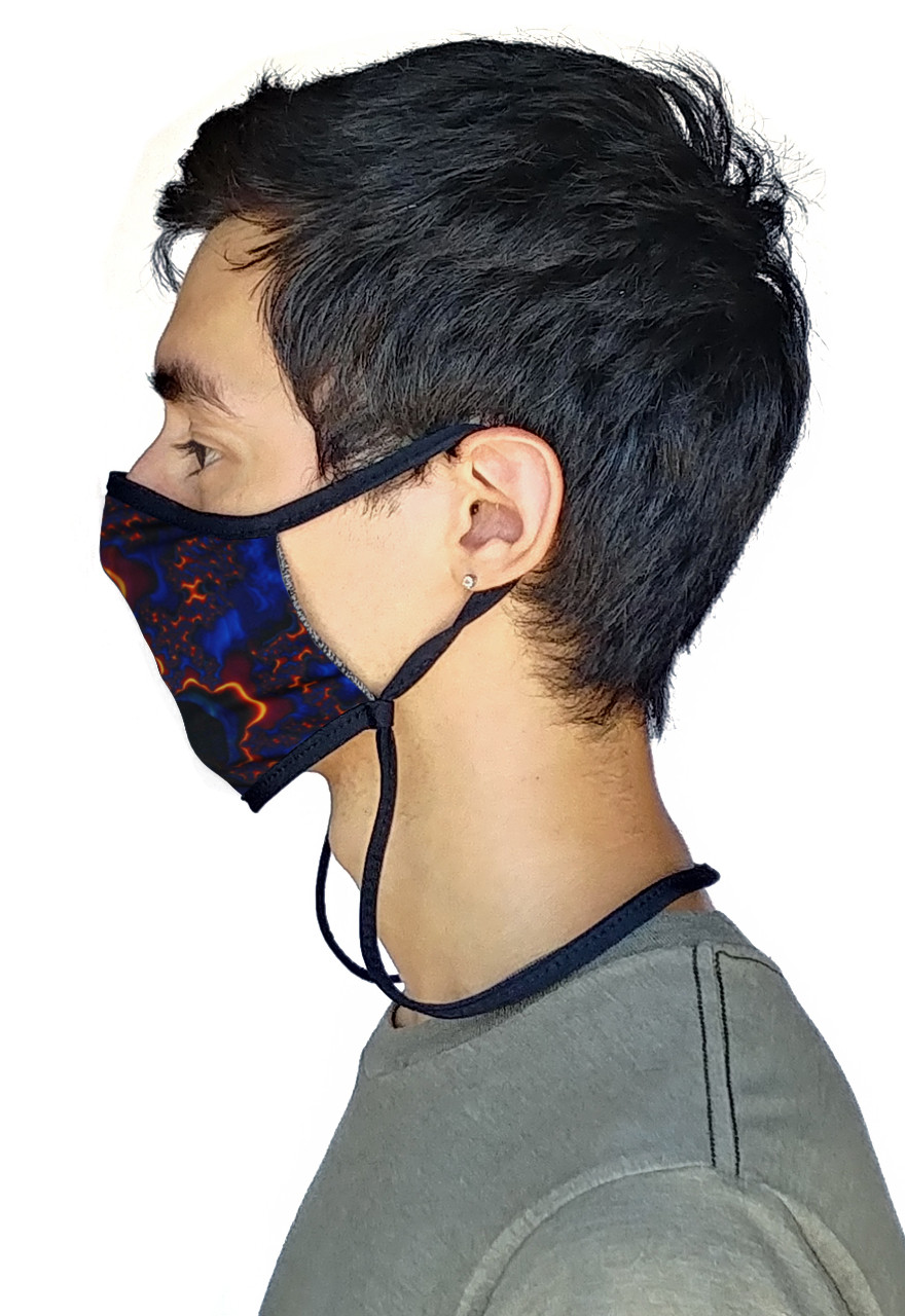 Guardian 2.0 Adjustable Size Face Mask - Lava - Sand Socks