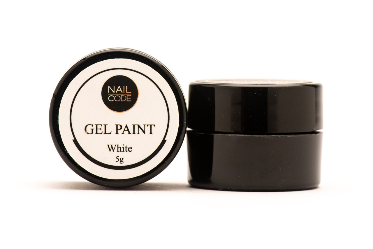 Nail Code - White Gel Paint - Pronail Essentials