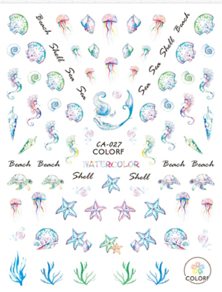 Sea Nail Decal CA027 - Pronail Essentials