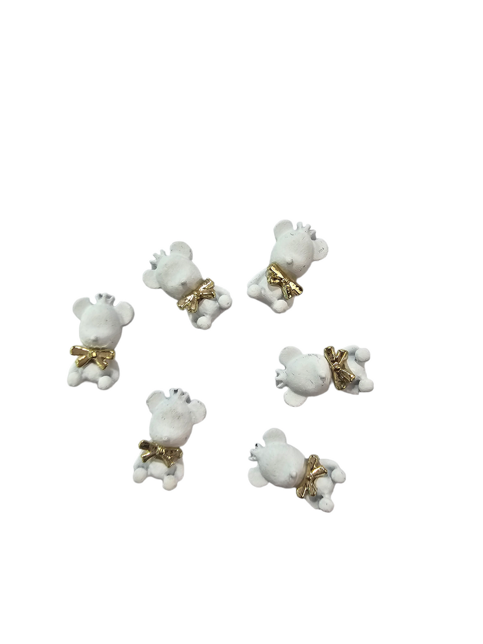 Cute Mini Bears - White - Pronail Essentials