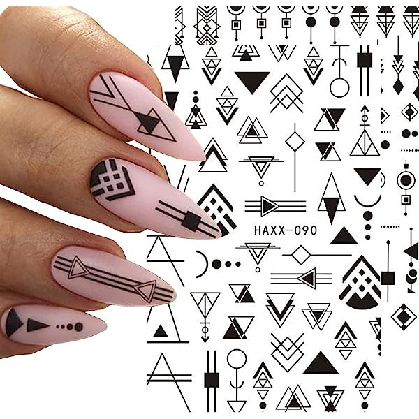 Geometric Nail Decals - Pronail Essentials