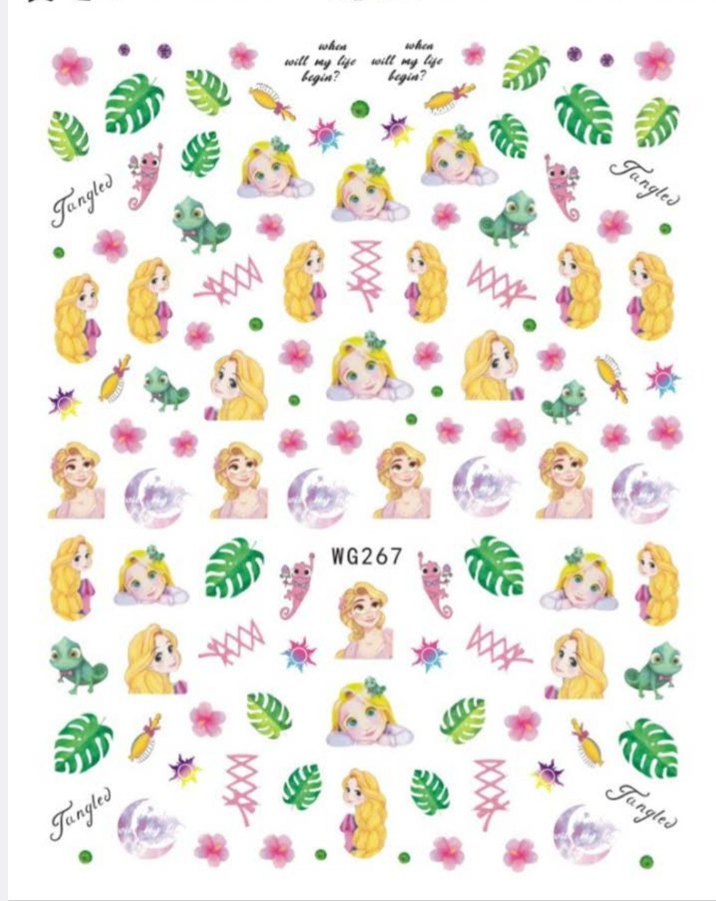 Tangled decals - Pronail Essentials