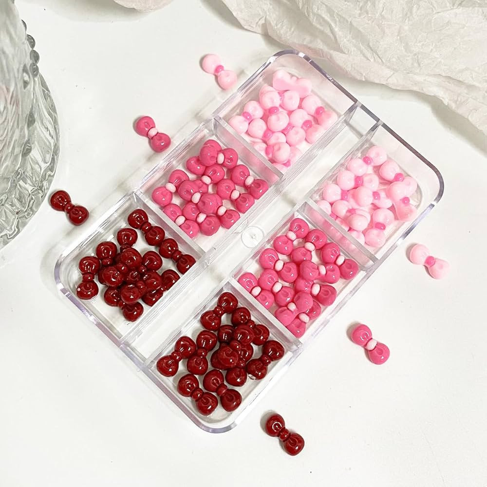 3d Hello Kitty Bows 6 Pack - Pronail Essentials
