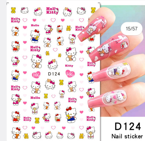 Hello Kitty Nail Decals D124 Pronail Essentials