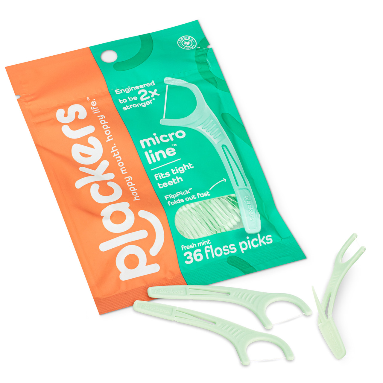 Plackers Micro Mint Flossers | Practicon, Inc