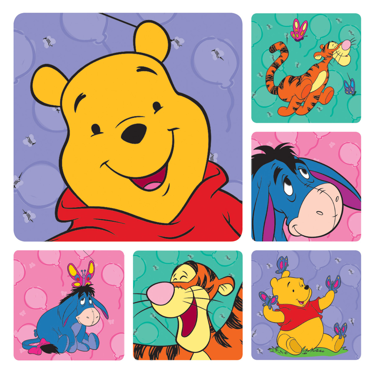 Disney Winnie The Pooh Stickers 100/Pack | Practicon Inc