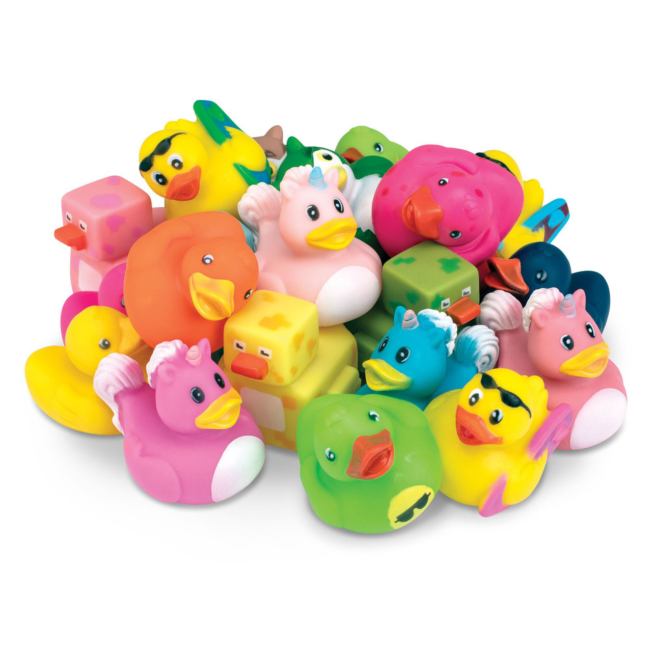 Rubber Duck Assortment 50/Pack | Practicon Inc