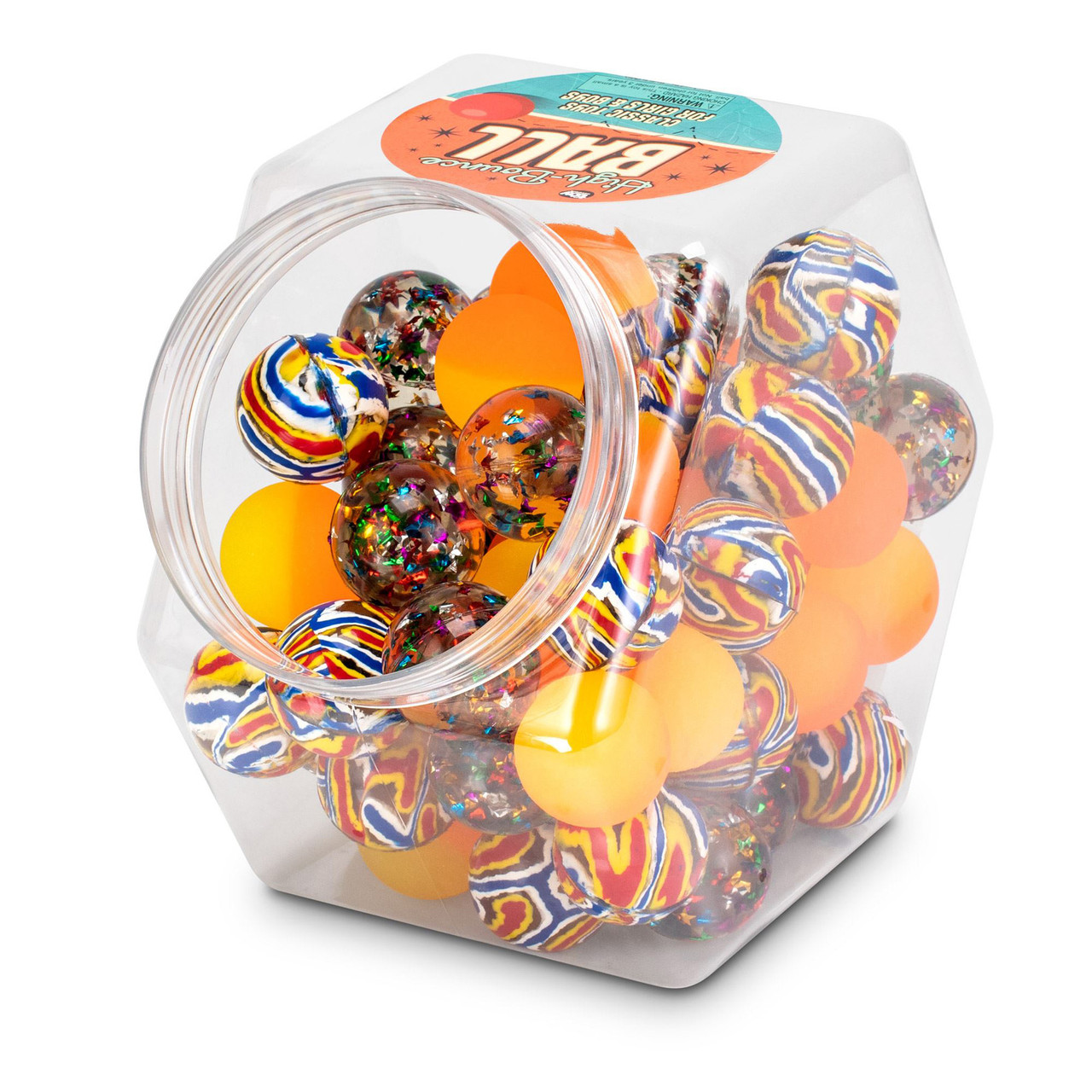 Hi Bounce Ball Assortment 60/Canister | Practicon Inc
