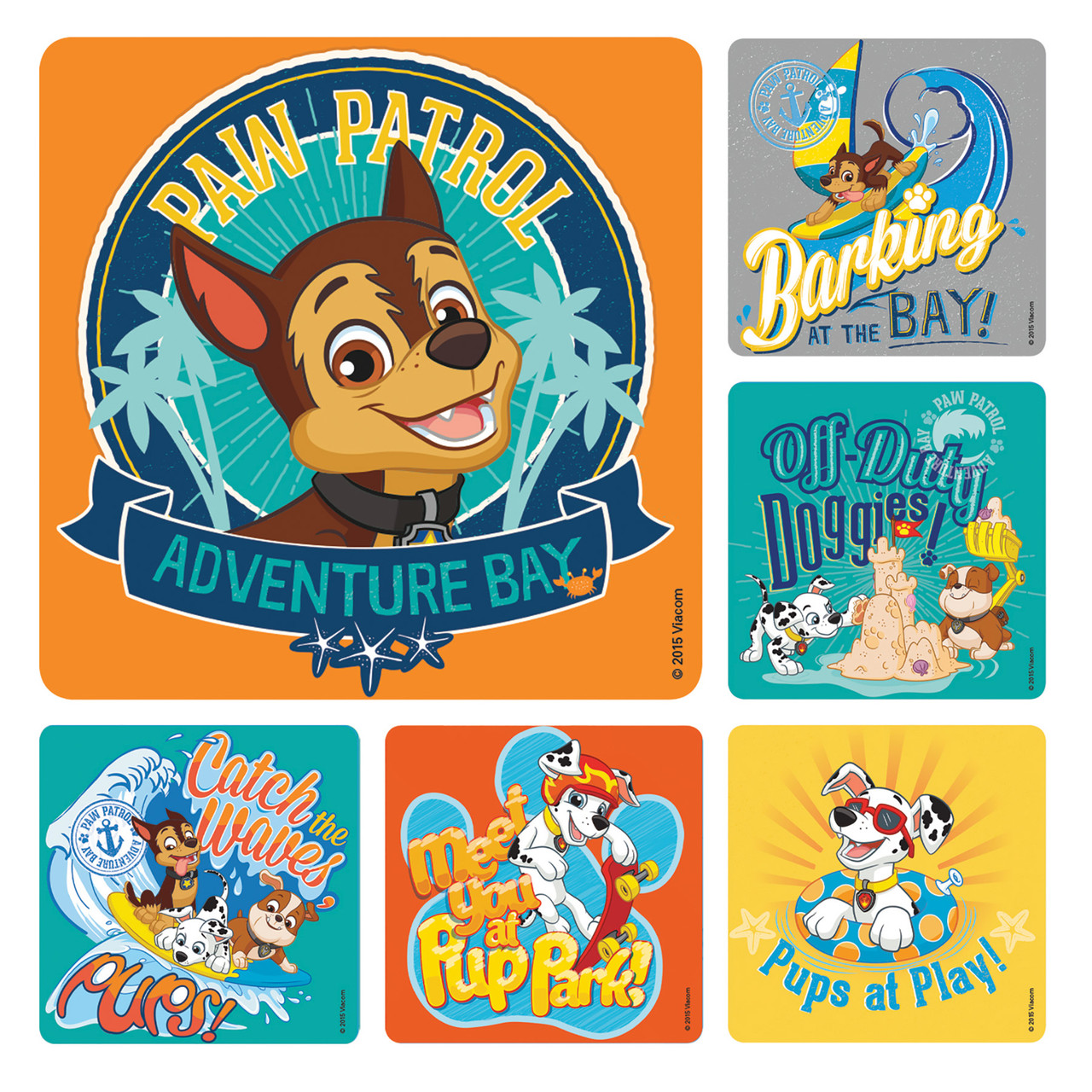 Paw Patrol Stickers 100/Pack | Practicon Inc