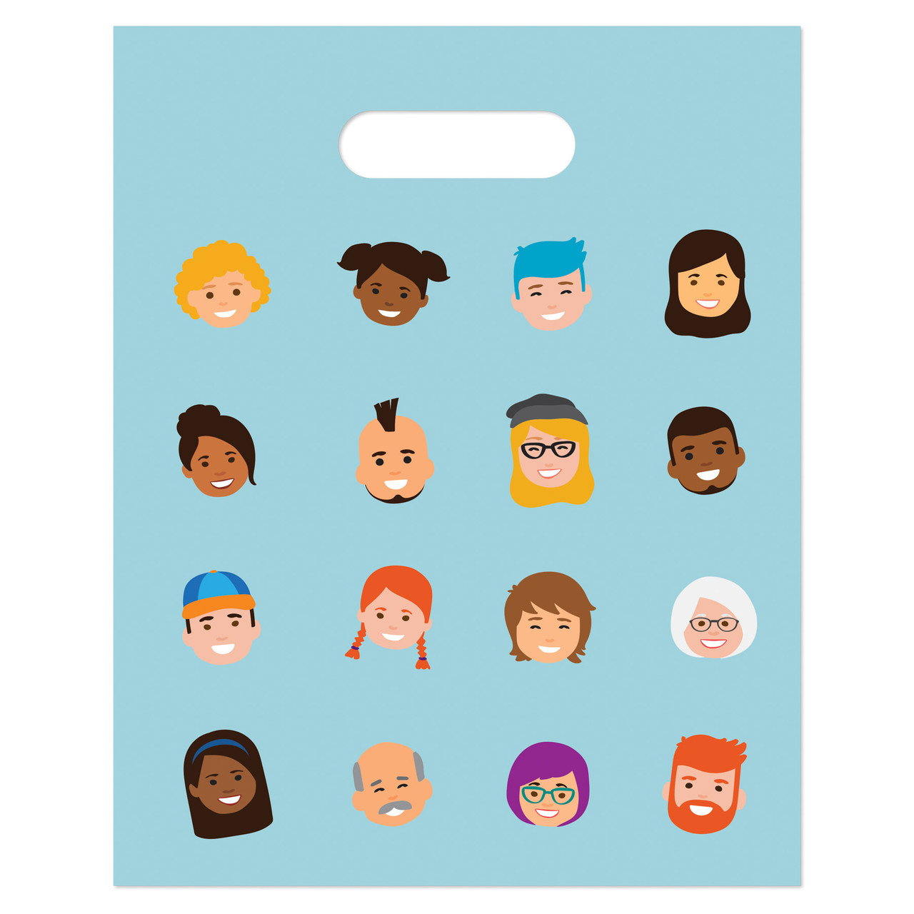 8 x 10 Smiling Memojis Bags 100/Pack | Practicon Inc