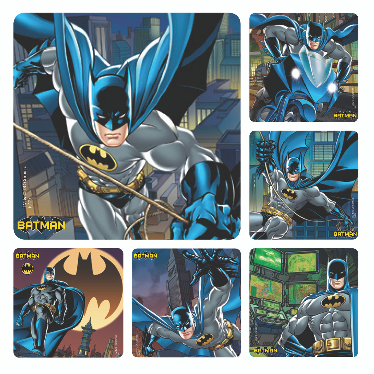 Batman Comic Stickers 100/Roll | Practicon Inc