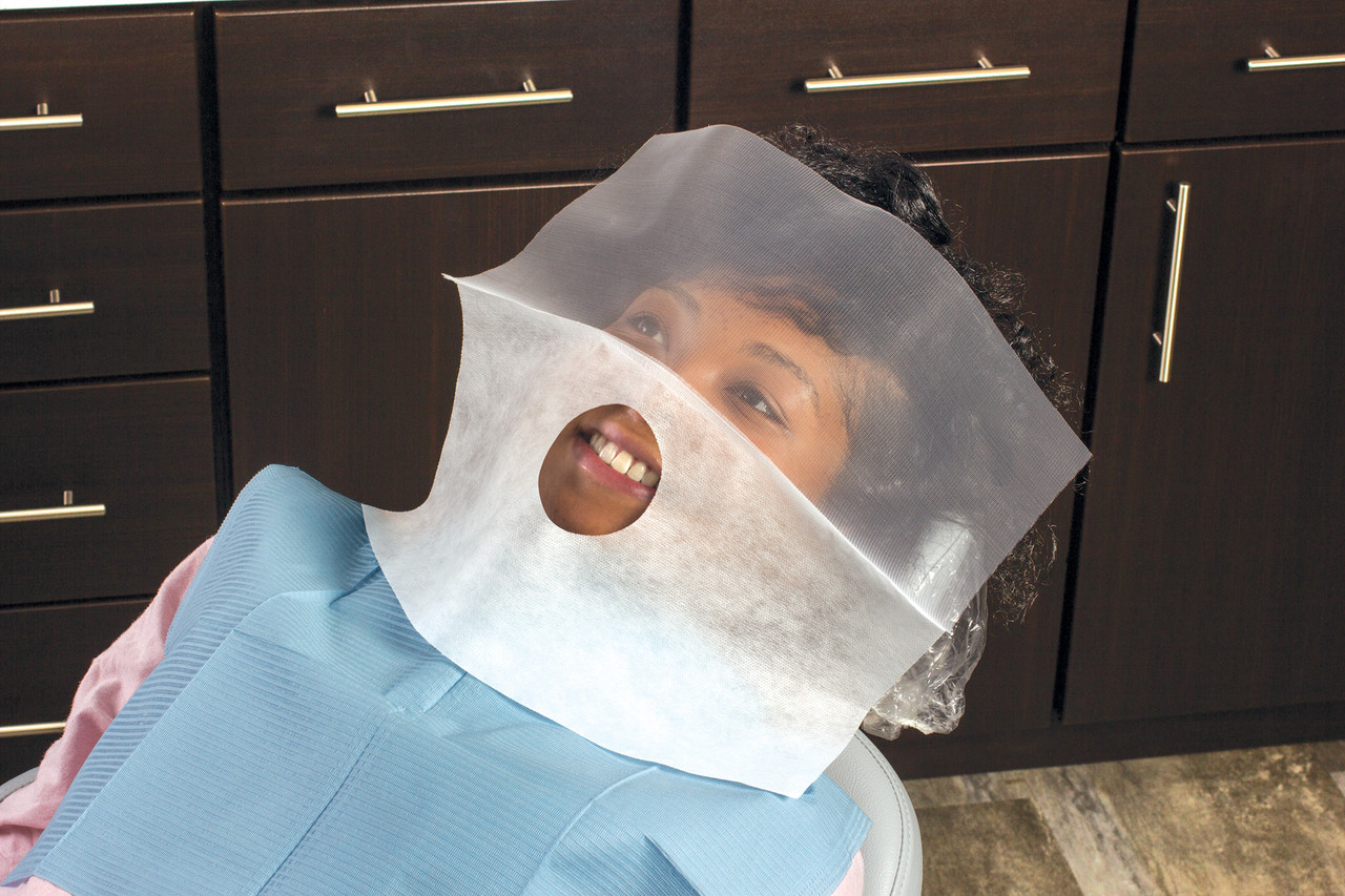 Disposable Face Drapes 50/Pack | Practicon Inc