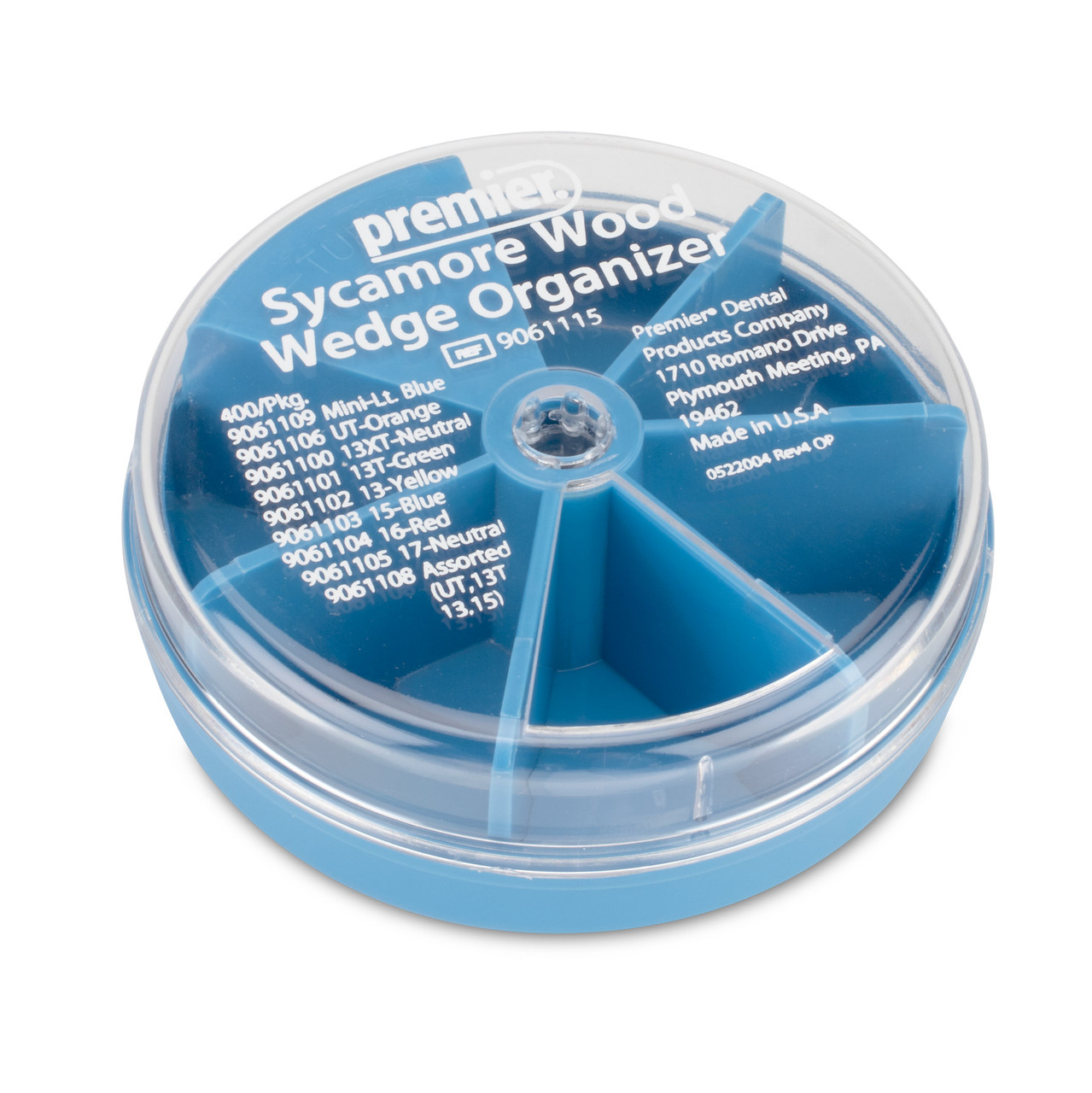 Six Compartment Wedge Organizer | Practicon Inc