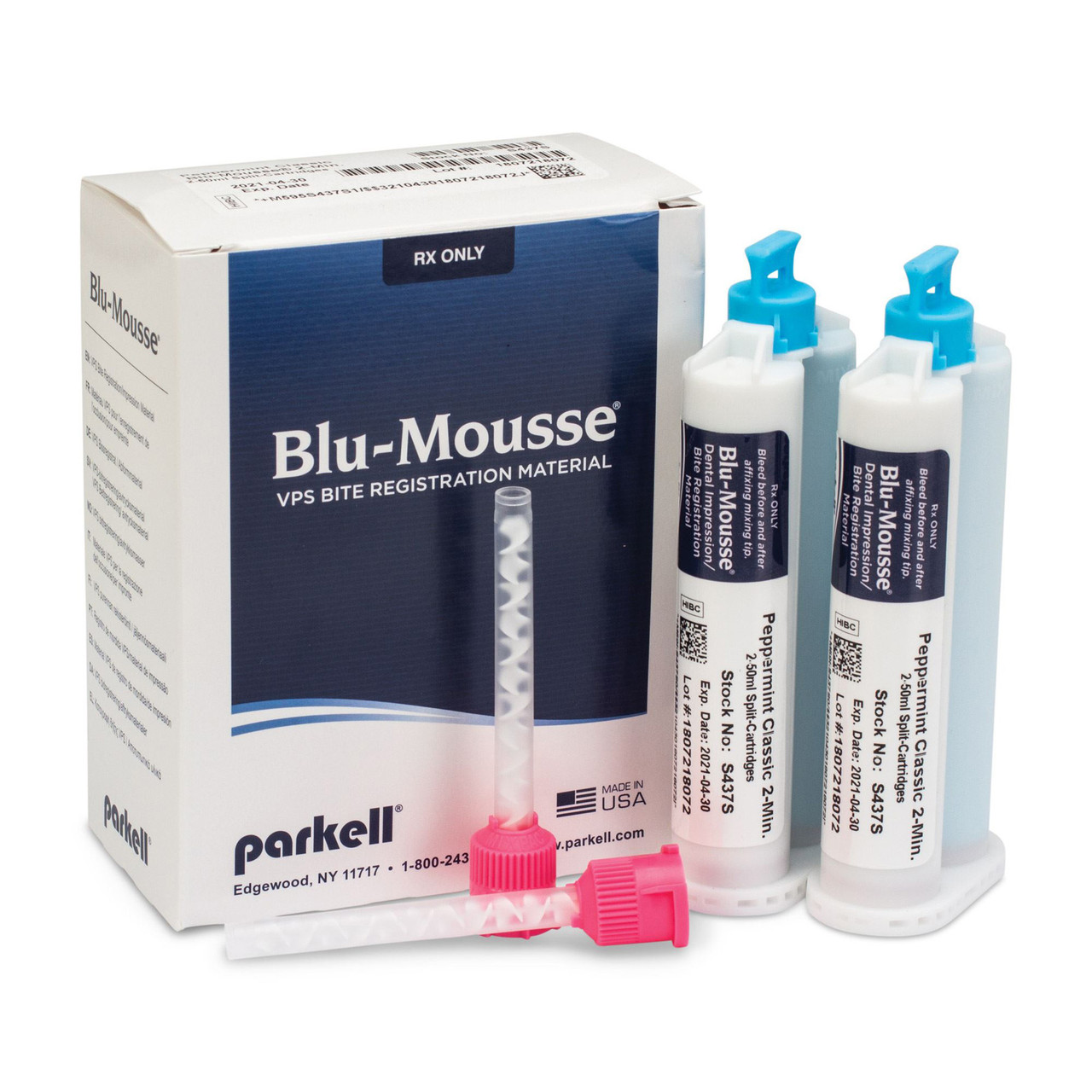 Blu-Mousse Bite Registration Material 2/Box | Practicon Inc
