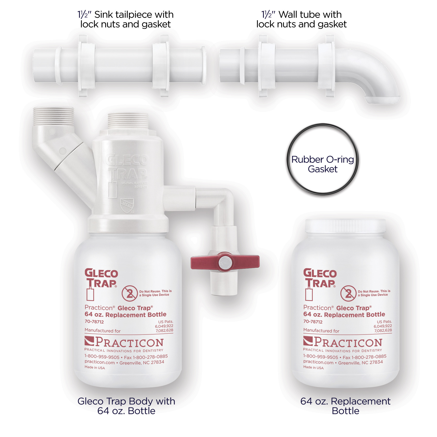 Gleco Trap® System 64 oz. – The Smart, Hassle-Free Solution Dentists Trust