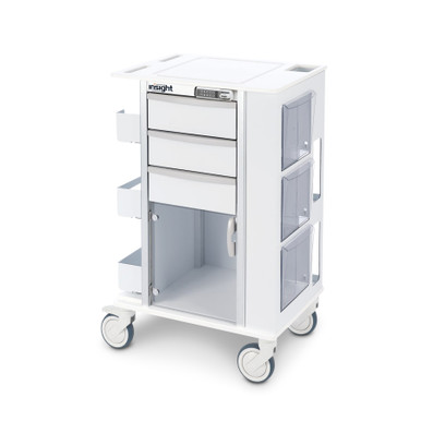 Insight 3-Drawer Hygiene Cart with Elock | Practicon, Inc.