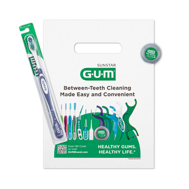 GUM Super Tip Premium Toothbrush Kit with Floss | Practicon, Inc