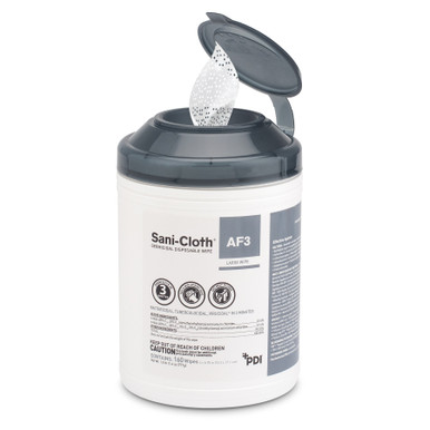 Sani-Cloth AF3 Wipes 160/Canister | Practicon Inc