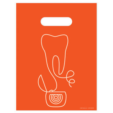 9 x 12 Molar Floss Bags 100/Pack | Practicon Inc