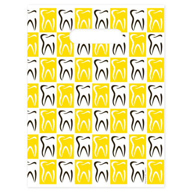 9 x 12 Modern Molar Art Scatter Print Bags 100/Pack | Practicon Inc